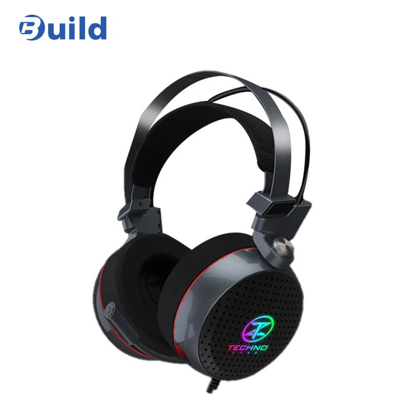 TechnoZone K63 Gaming Headset – Noise-Canceling Mic – Black | بيلد تكنولوجي