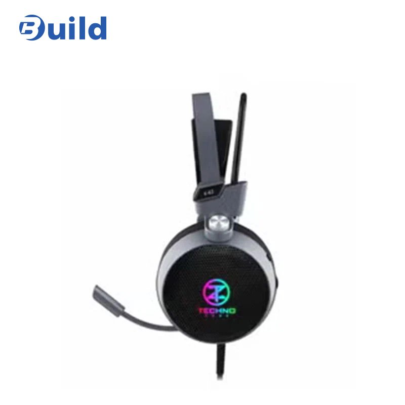 TechnoZone K63 Gaming Headset – Noise-Canceling Mic – Black | بيلد تكنولوجي