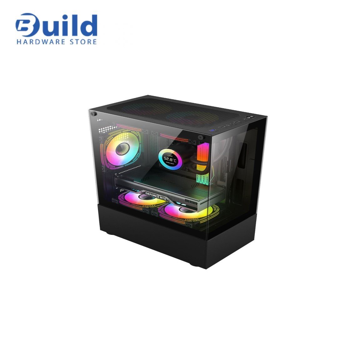 ARKTEK AK33 Glass 600W – ATX Gaming Case with PSU